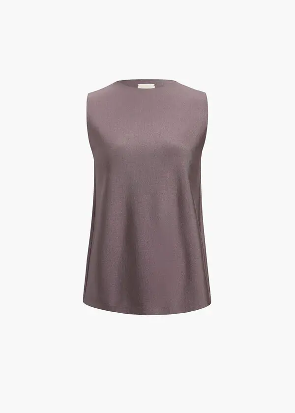 Khaite Knit Sleeveless Top - Titanium