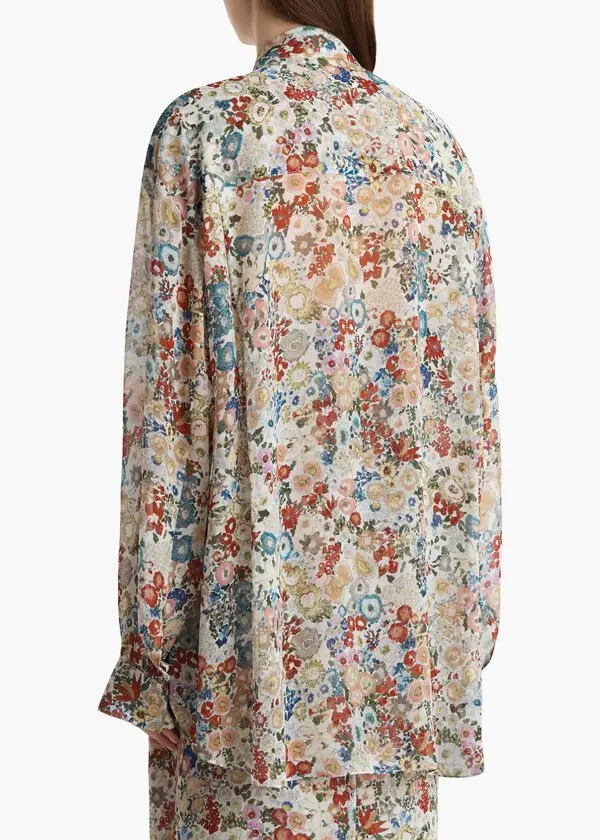 Khaite Goya Shirt - Cream Multi