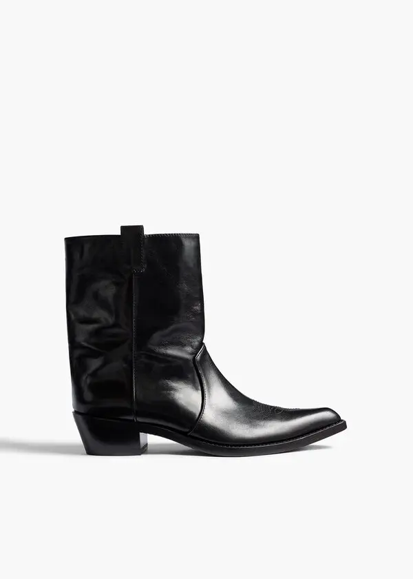Khaite Clive Ankle Boot - Black