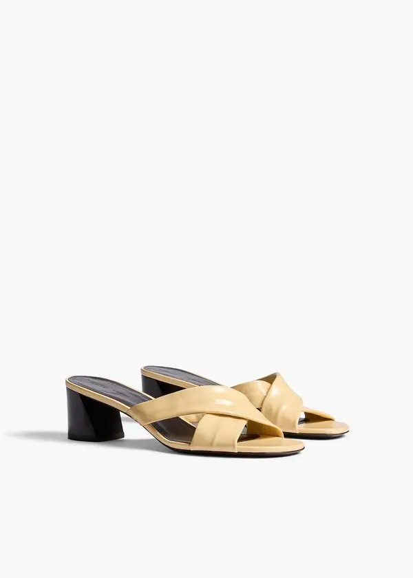 Khaite Liria Leather Sandals - Butter