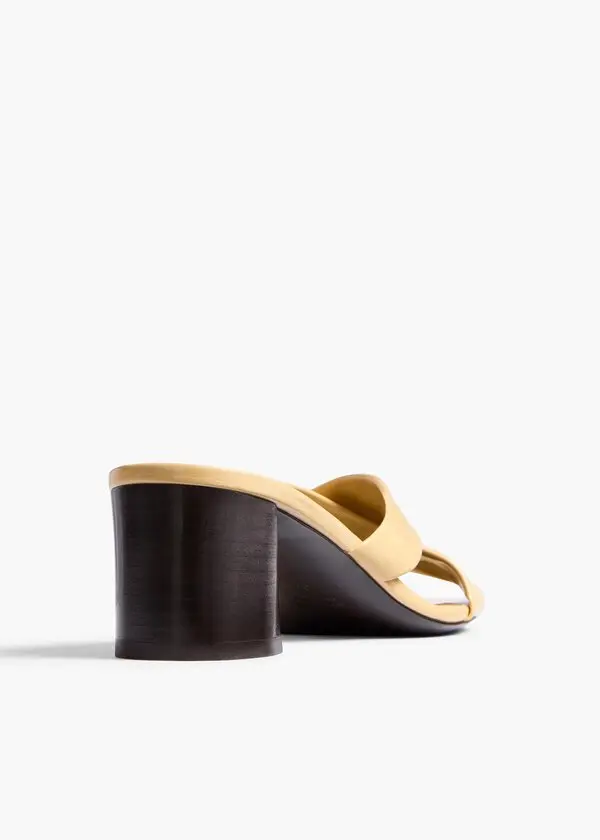 Khaite Liria Leather Sandals - Butter