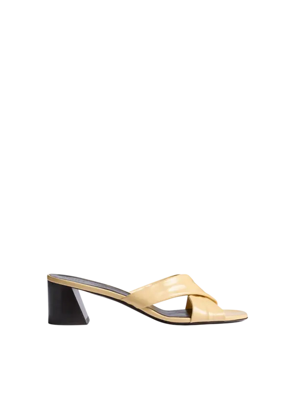 Khaite Liria Leather Sandals - Butter