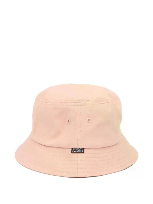 MAISON MARGIELA Logo Patch Bucket Hat - Pink