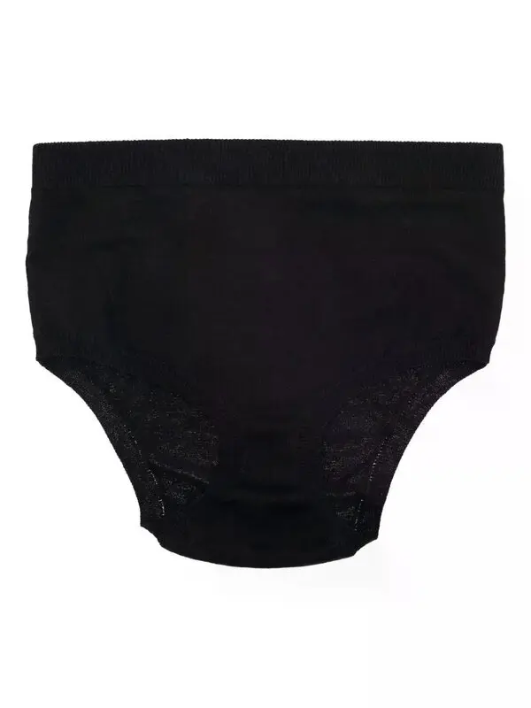 P.a.r.o.s.h Ribbed-trim Briefs - Black