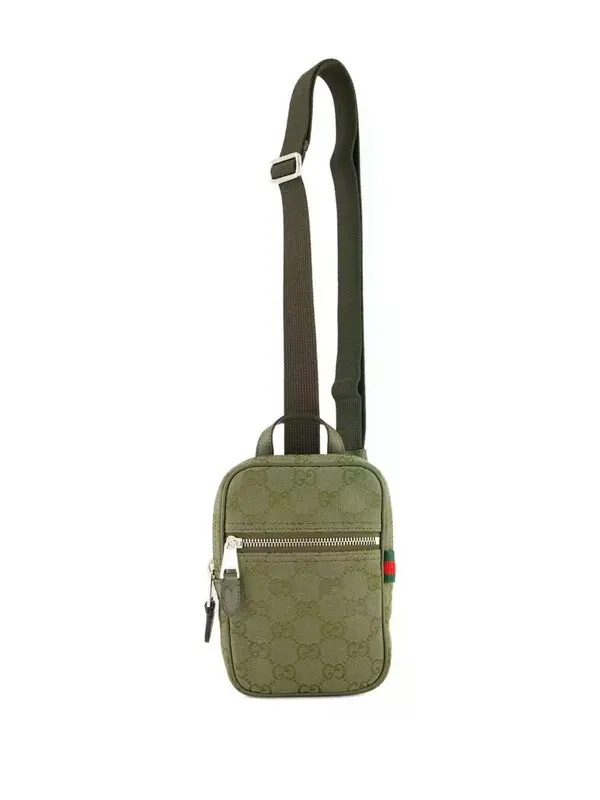 Gucci Gg Monogram Canvas Shoulder Bag