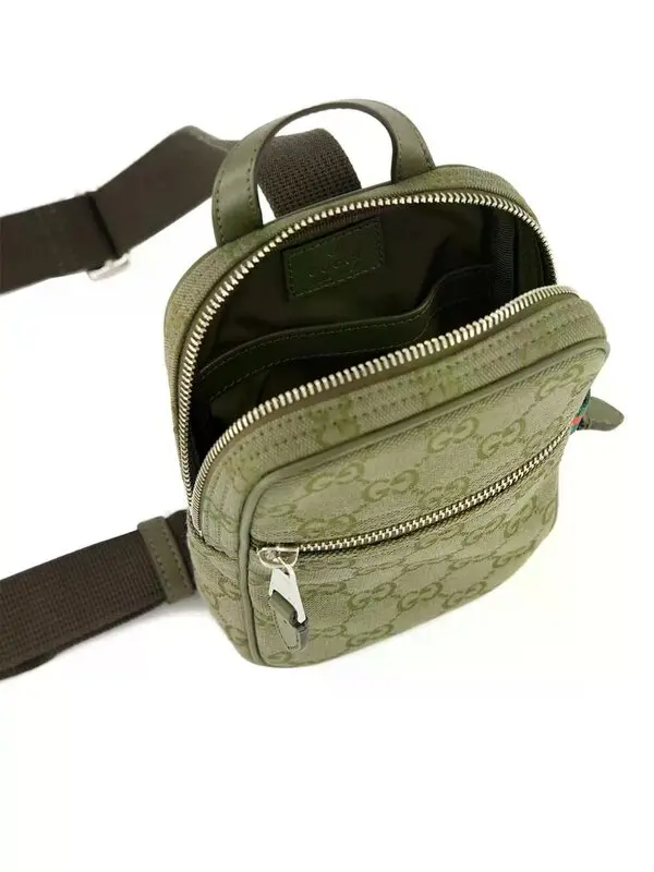 Gucci Gg Monogram Canvas Shoulder Bag