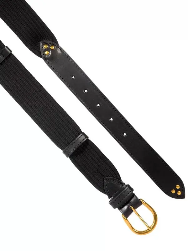 Jérôme Dreyfuss Strap Buckle Belt - Black