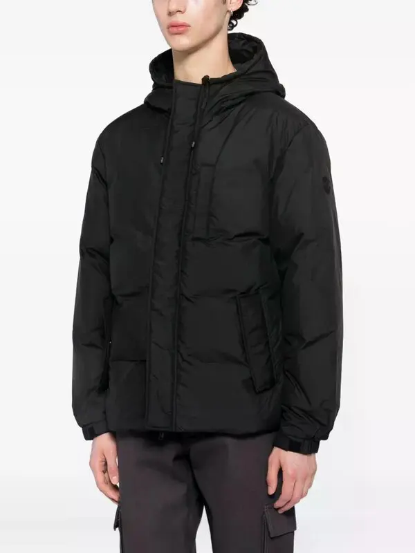 AGNES B. Hooded Down Jacket
