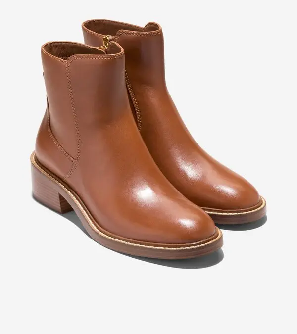 Cole Haan Landry Waterproof Booties - British Tan
