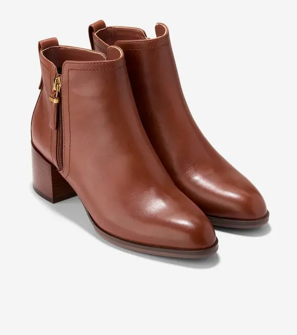 Cole Haan Haisley Ankle Boots - Cuoio