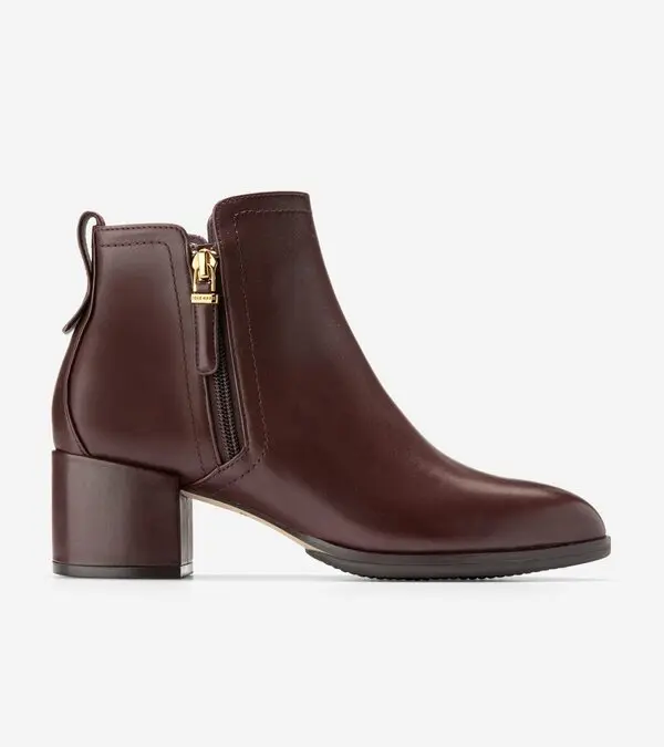 Cole Haan Haisley Ankle Boots - Madeira Brown