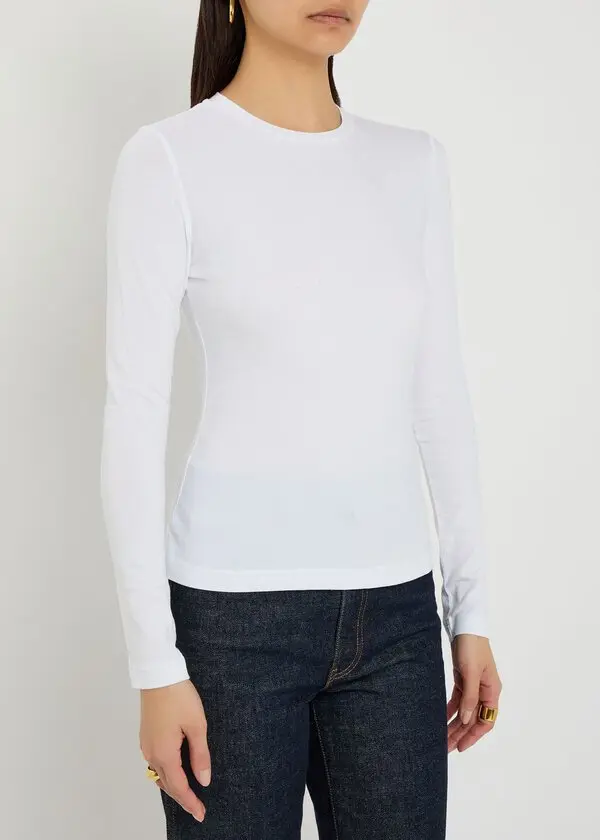Varley Edna Jersey Top - White