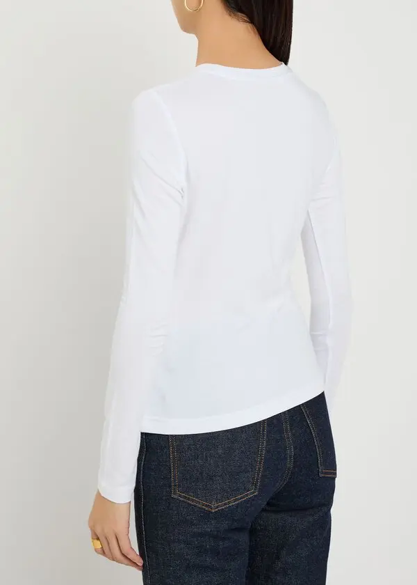 Varley Edna Jersey Top - White