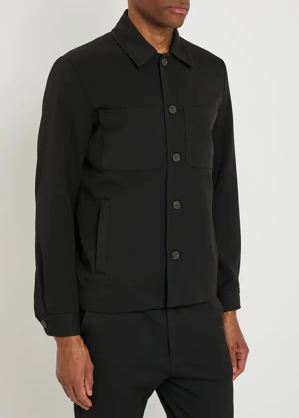 LES DEUX Marseille Hybrid Woven Overshirt
