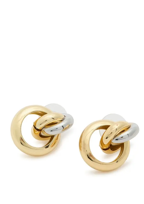 KENNETH JAY LANE Knotted Stud Earrings