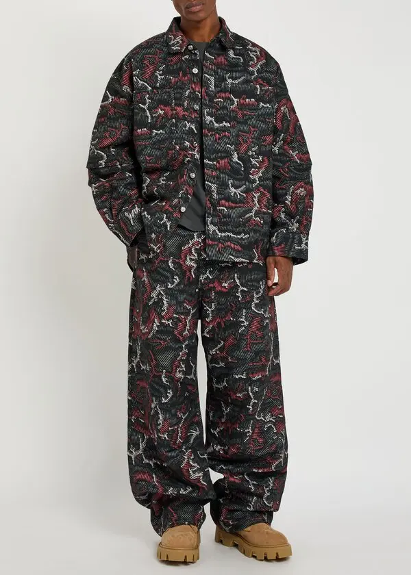 PDF CHANNEL Raf Patterned Cotton Overshirt