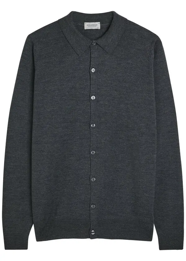 John Smedley Tibor Merino Wool Overshirt