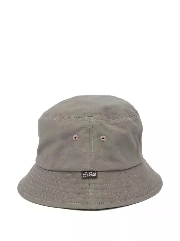 MAISON MARGIELA Embroidered Bucket Hat - Grey