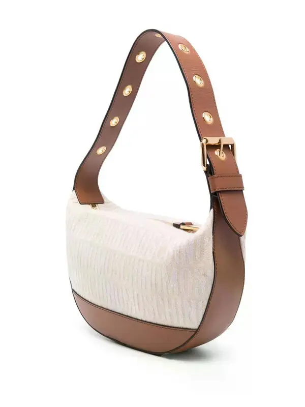 Moschino Logo Jacquard Shoulder Bag