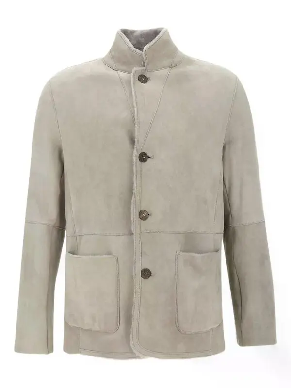GSM-75 Button-fastening Suede Jacket