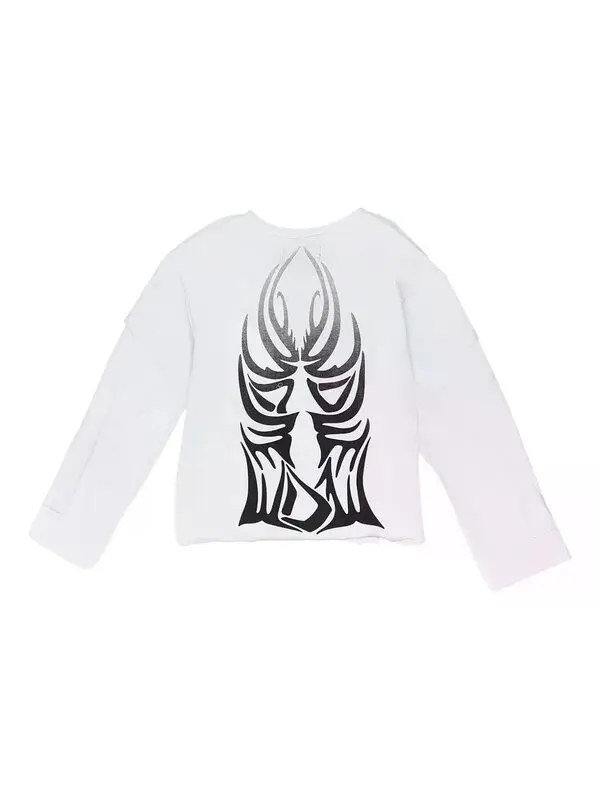WHO DECIDES WAR Winged Gradient T-shirt