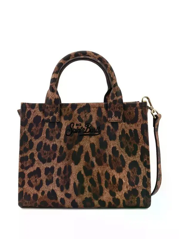 MC2 SAINT BARTH Leopard-print Shoulder Bag - Brown