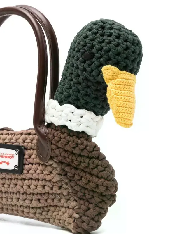CHARLES JEFFREY Duck Woven Tote Bag