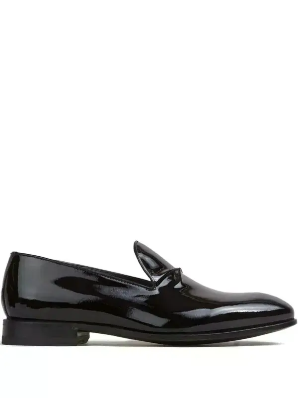 Bontoni Barone Tux Leather Loafers