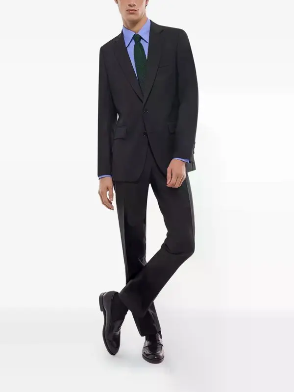 FURSAC Single-breasted Notched-lapel Blazer - Black