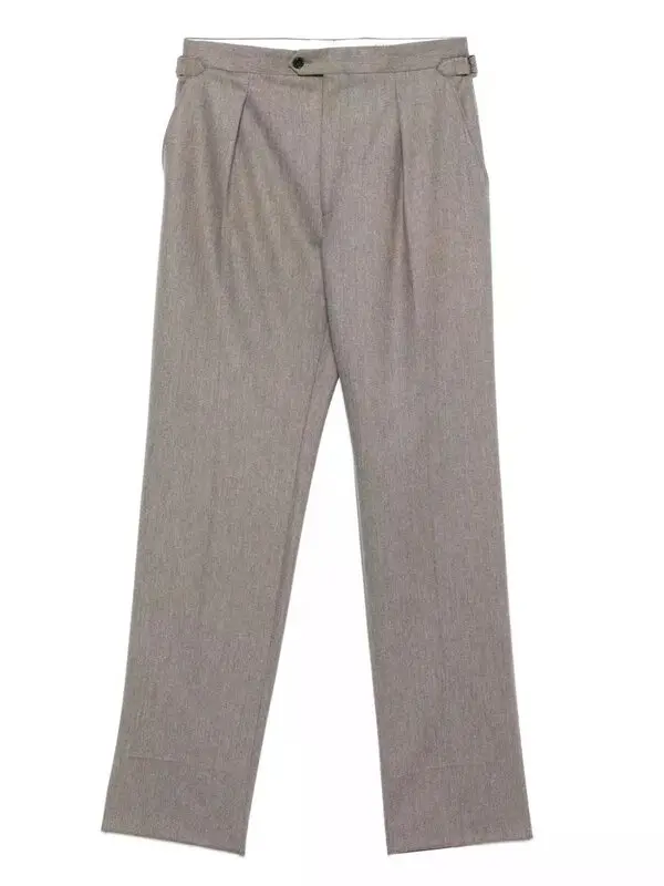 FURSAC Virgin Wool Straight-leg Trousers