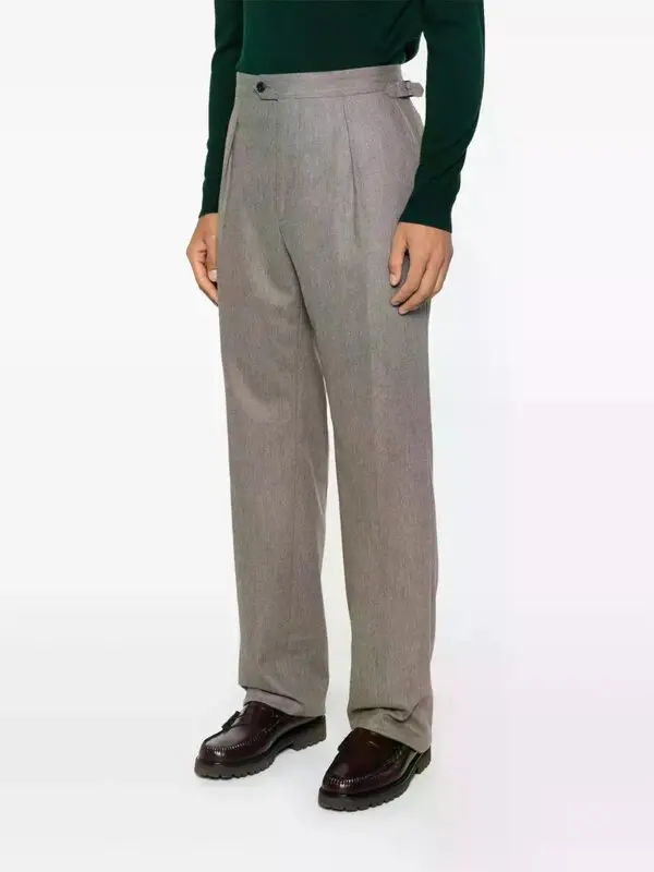 FURSAC Virgin Wool Straight-leg Trousers
