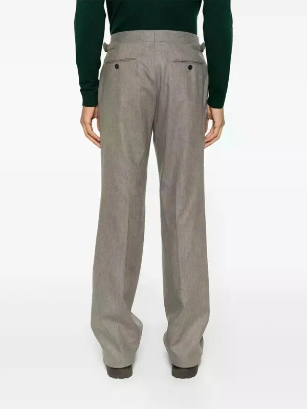 FURSAC Virgin Wool Straight-leg Trousers