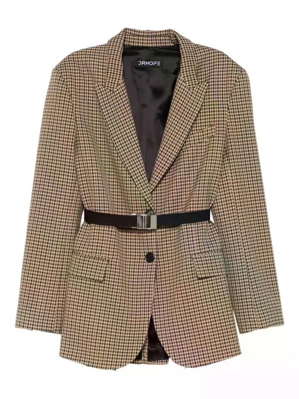 DRHOPE Belted Blazer