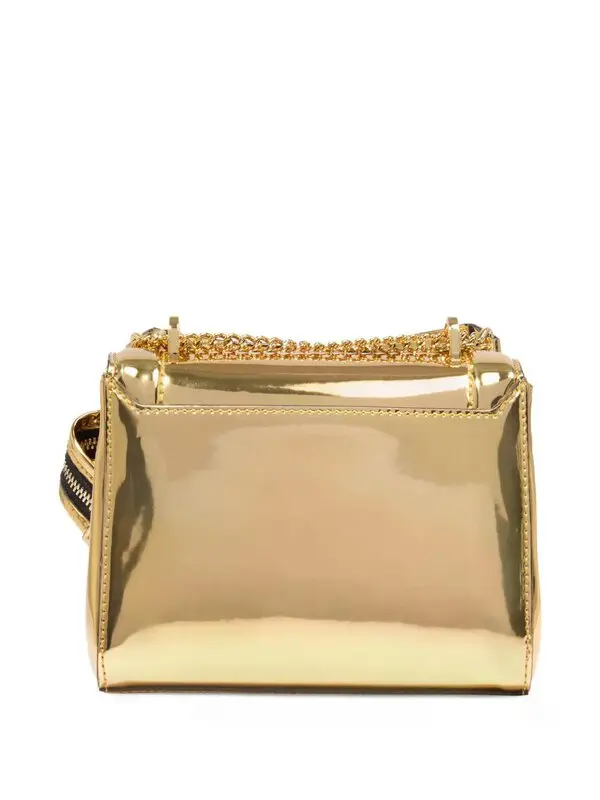 LANCEL Ninon Metallic Crossbody Bag - Gold