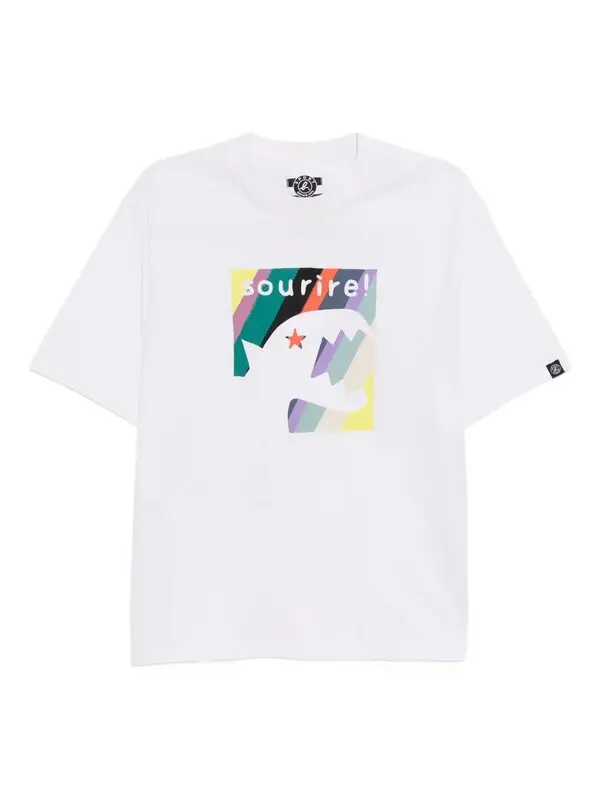 AGNES B. Dino-print T-shirt