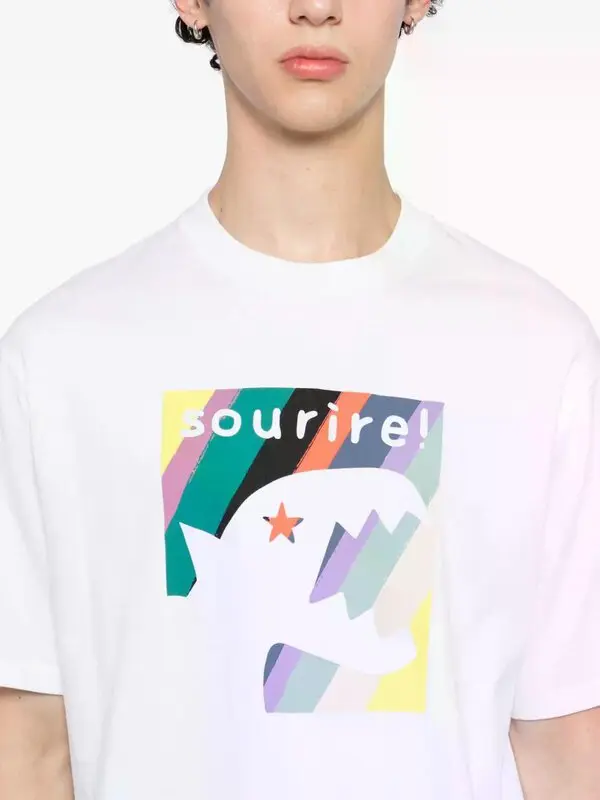 AGNES B. Dino-print T-shirt