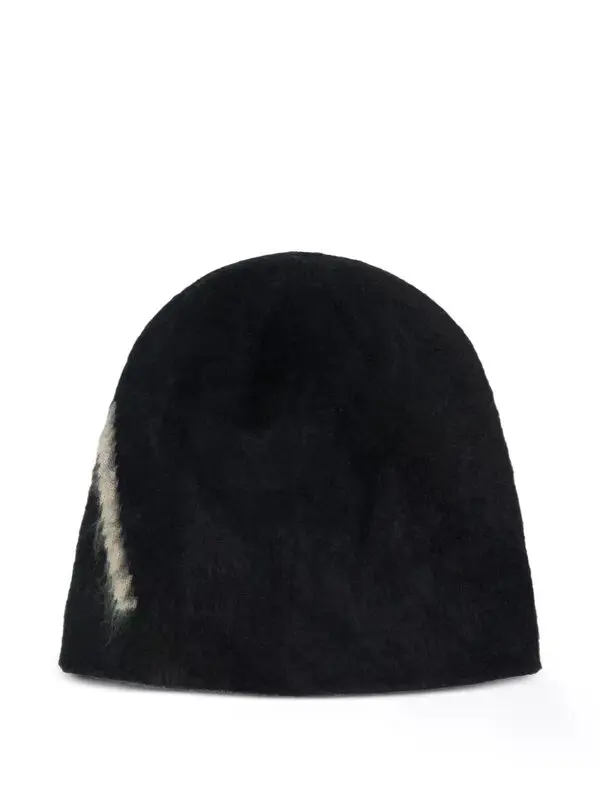StÜssy Brushed-texture Skullcap - Black