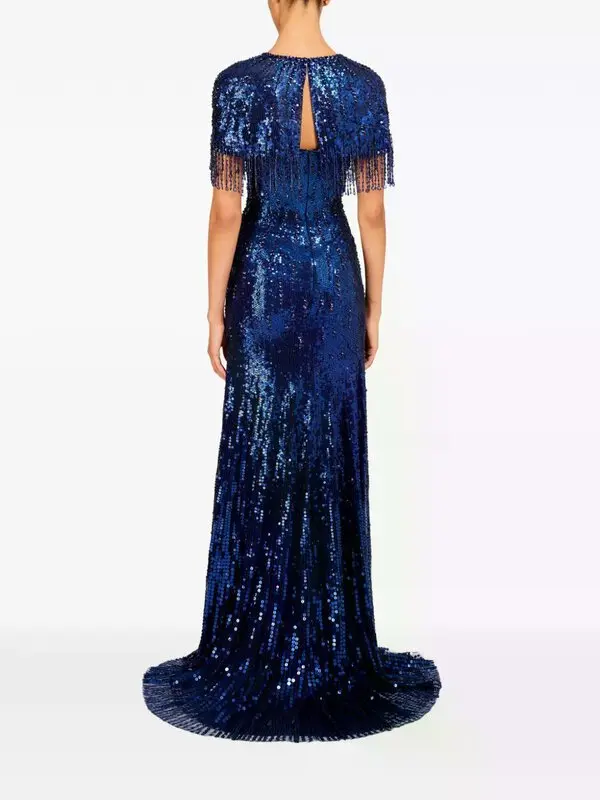 Jenny Packham Dazzle Dream Cape - Blue
