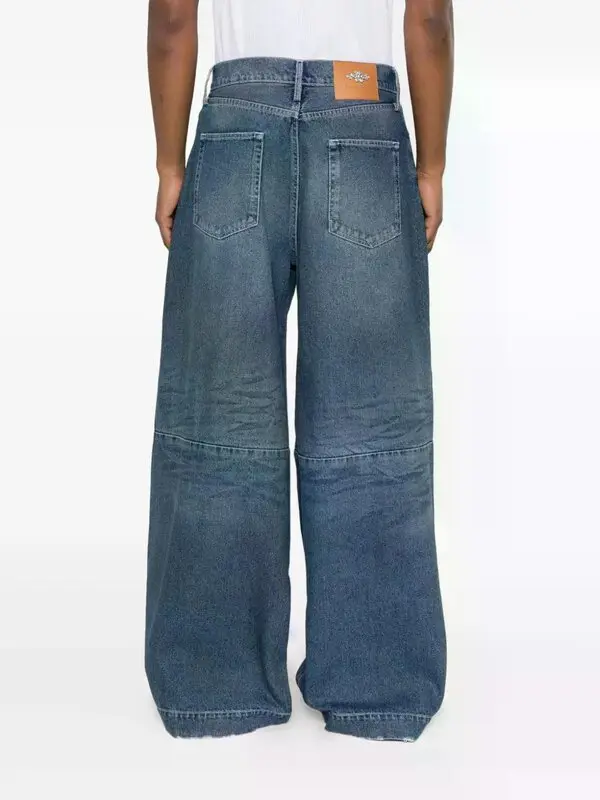 Simone Rocha Five-pocket Wide Leg Jeans