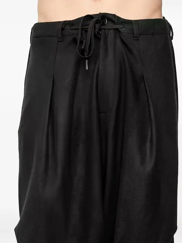 Andrea Ya'aqov Drawstring-waist Pleated Trousers