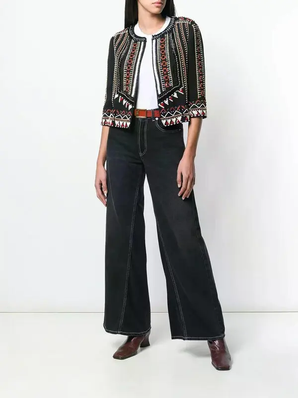 Alberta Ferretti Bead Embroidered Jacket