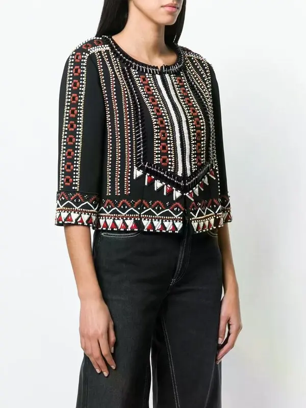 Alberta Ferretti Bead Embroidered Jacket
