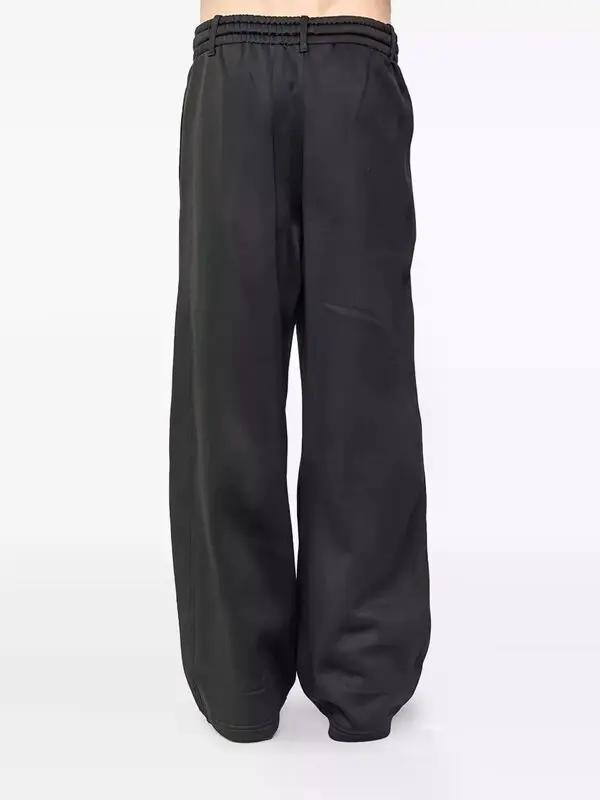 Andrea Ya'aqov Drawstring-waist Wide-leg Trousers