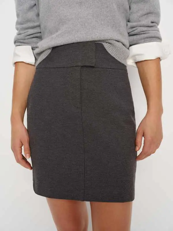 REFORMATION Theo Knit Mini Skirt
