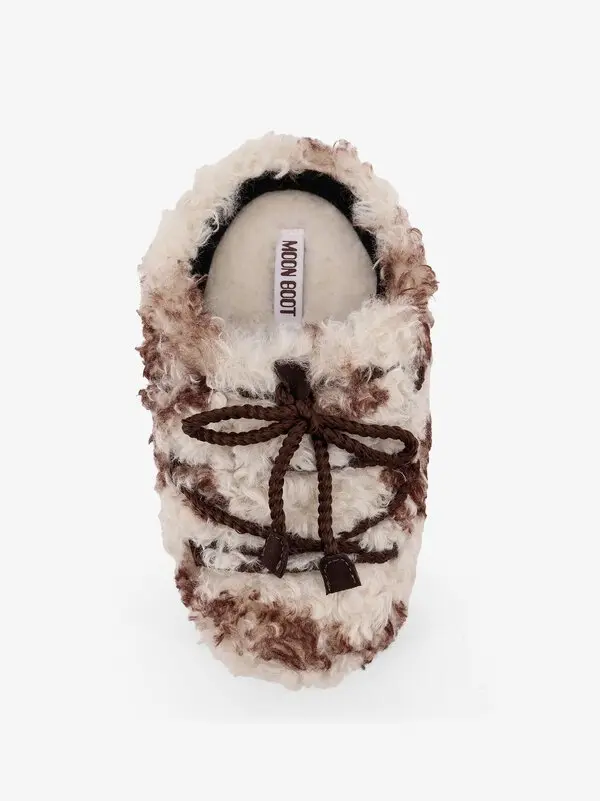 Moon Boot Faux Fur Low Boots - Beige