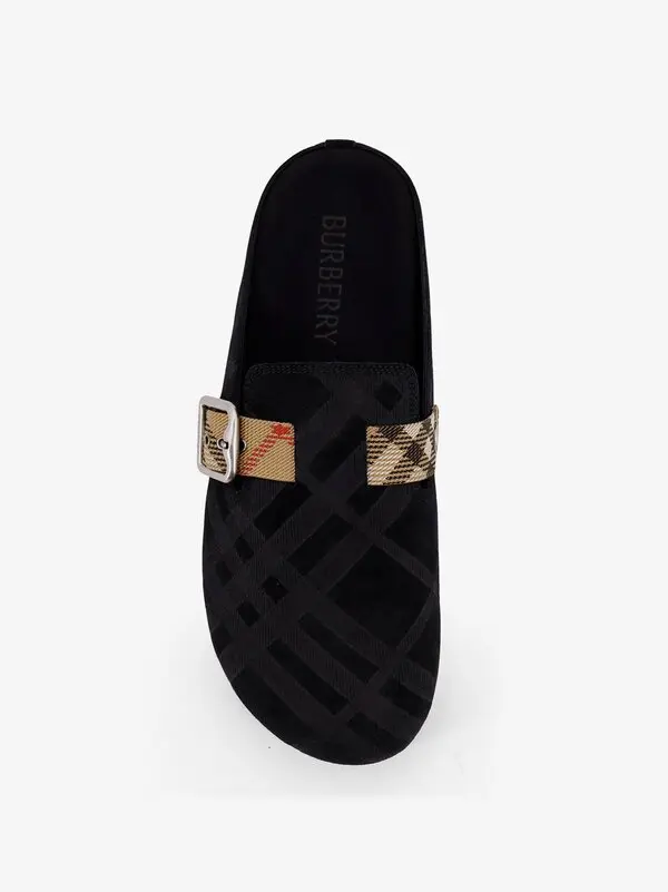 Burberry Urchin Low Velvet Sandals