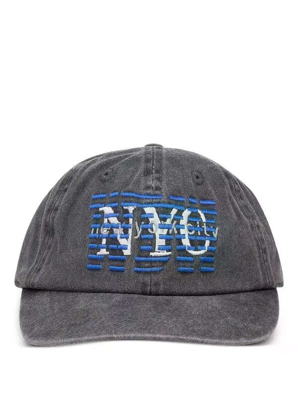 WHO DECIDES WAR BY EV BRAVADO Nyc Embroidered Baseball Cap - Grey