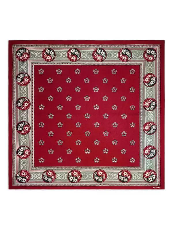 FURSAC Mix-print Handkerchief - Red