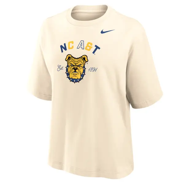 Nike College Boxy Cotton T-shirt - Brown