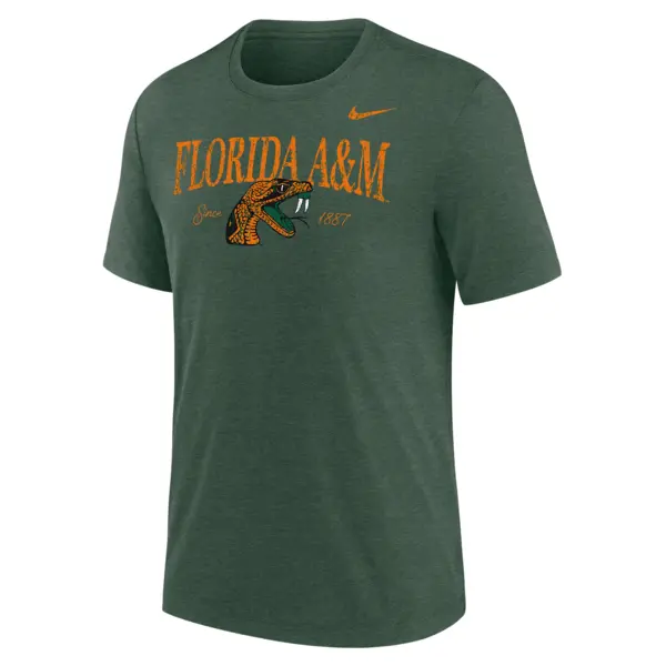 Nike College Tri-blend Short-sleeve T-shirt - Green